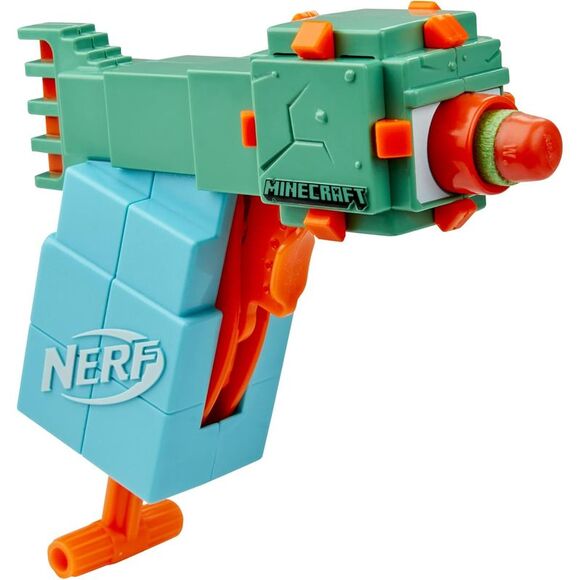 Nerf | Toys | Nerf Microshots Minecraft Guardian Mini Blaster Minecraft ...